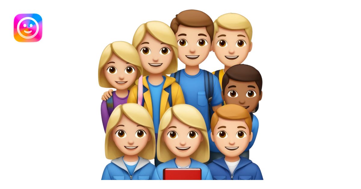 Students emoji | AI Emoji Generator