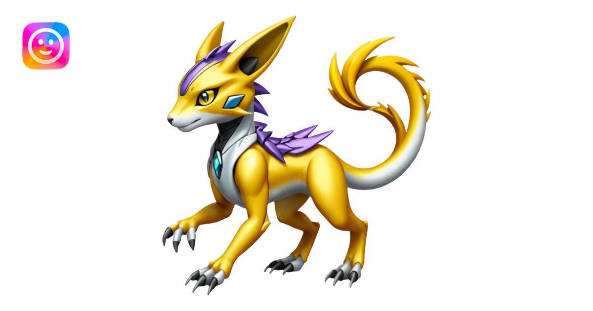 Modern Futuristic Cyber-Meloetta-Greymon-Inteleon-Renamon-Pokémon ...