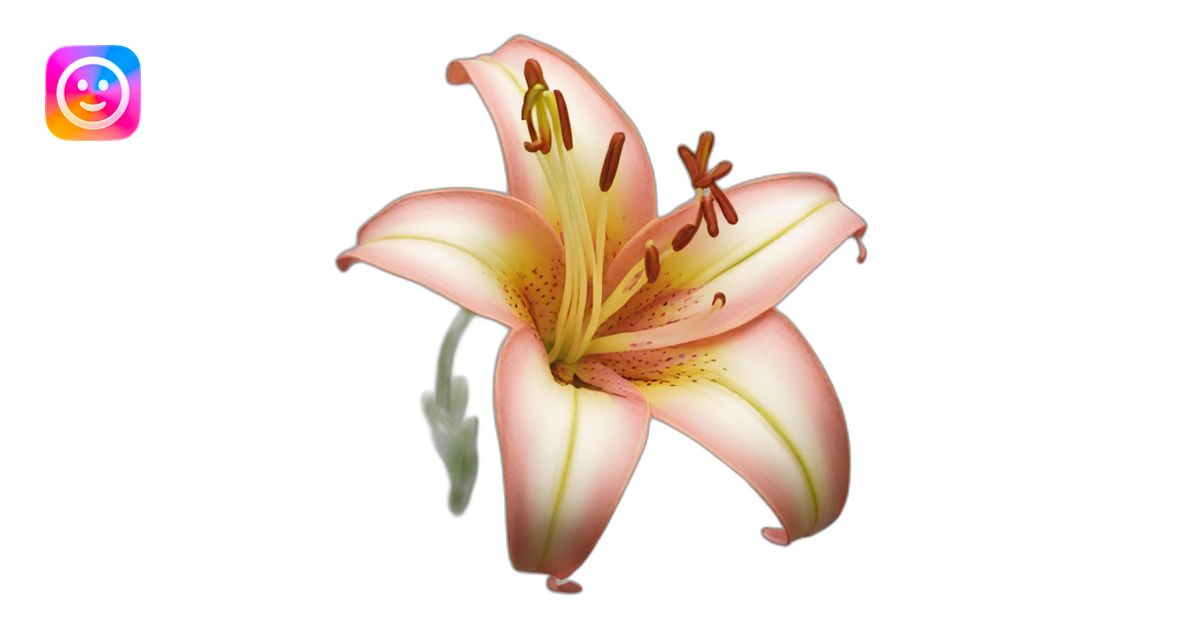 Glory lily emoji | AI Emoji Generator