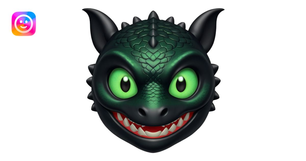 toothless wearing mask emoji | AI Emoji Generator
