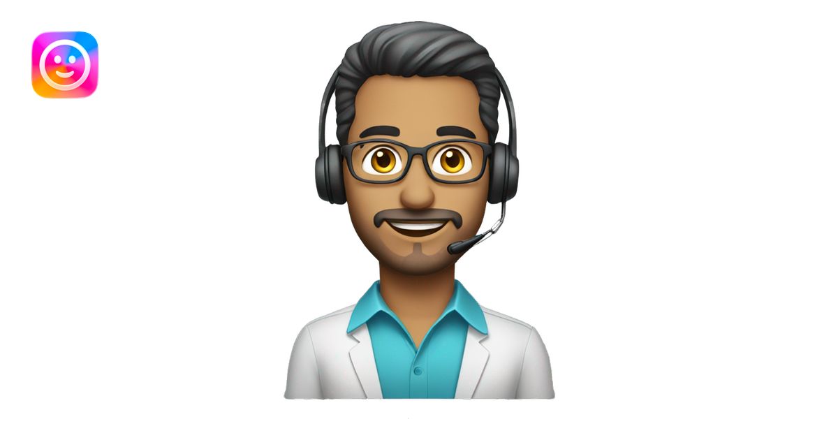 call center Saudi male agent emoji | AI Emoji Generator