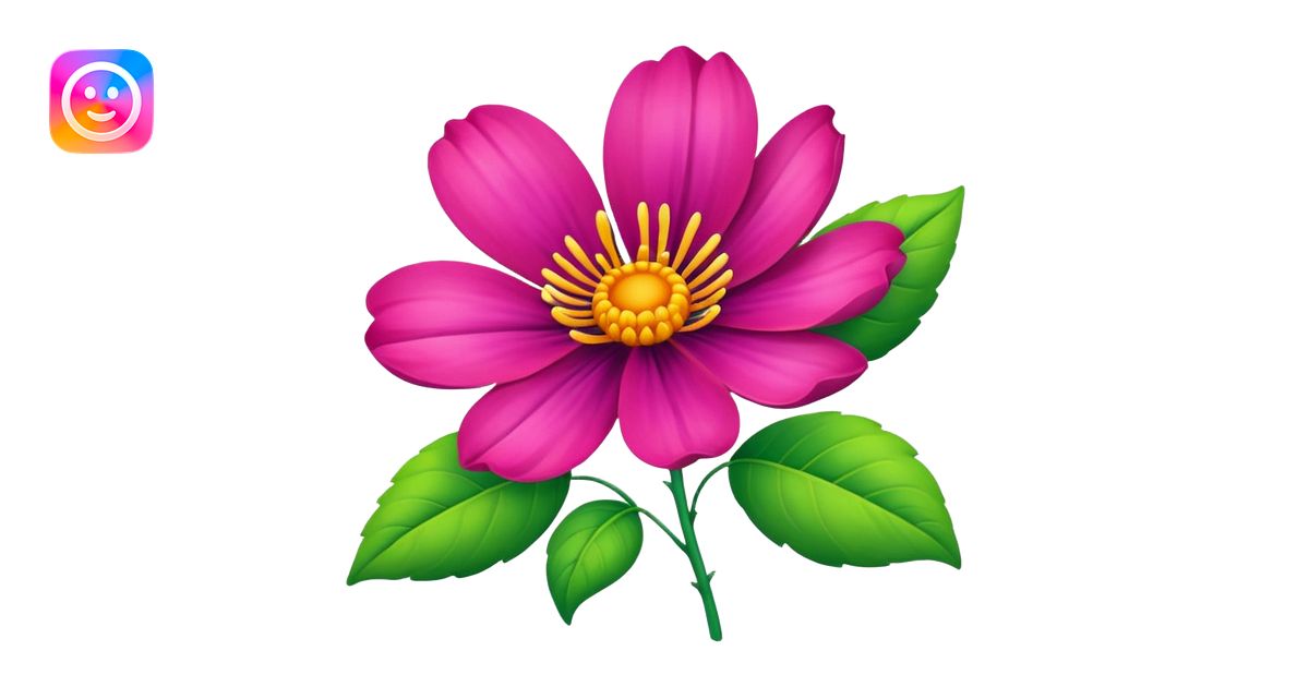 Flower emoji | AI Emoji Generator