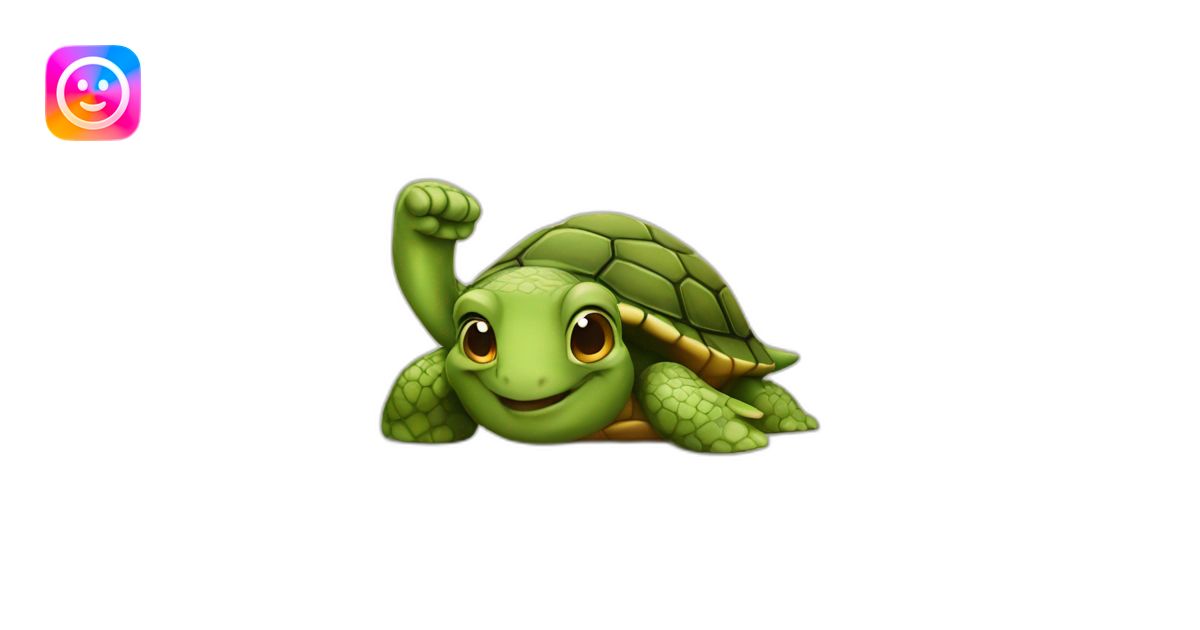 Thumb up turtle emoji | AI Emoji Generator