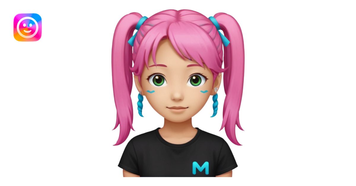 a girl wearing a black t shirt with cyan letters'mira', brave and smart ...
