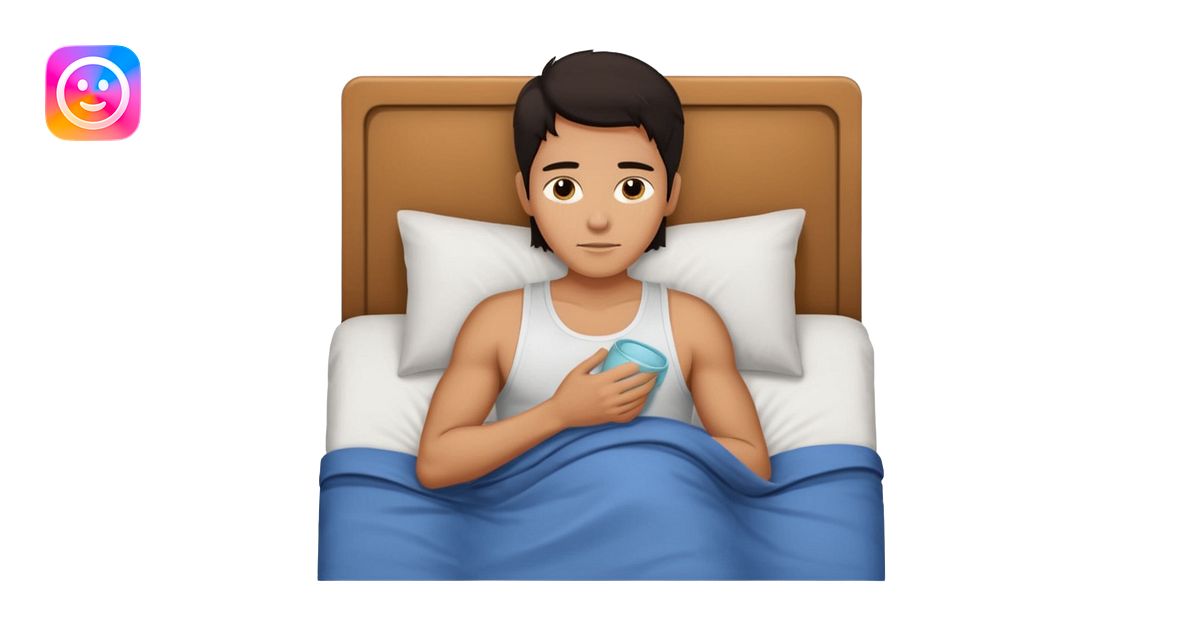 Masculine woman spooning in bed emoji | AI Emoji Generator