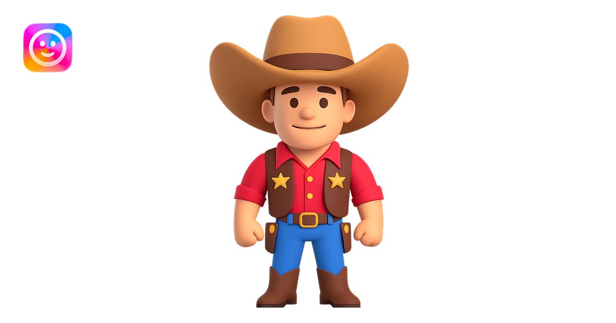 Make the cowboy hat even bigger on John Cena in the style of microsoft ...
