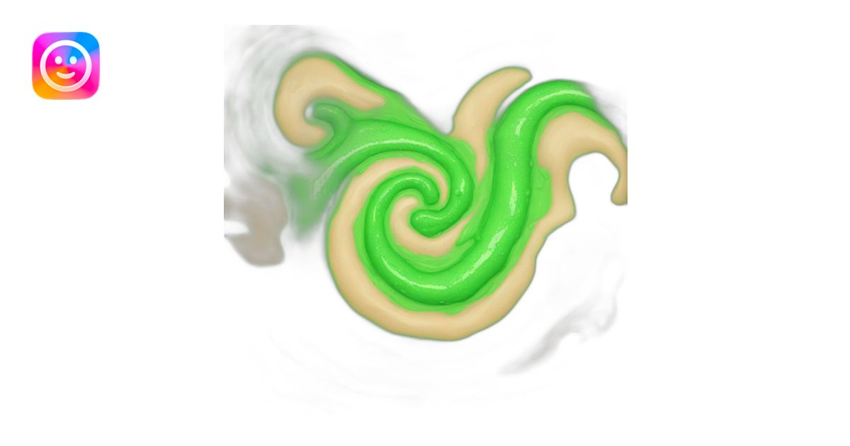 "SLIME swirl" emoji | AI Emoji Generator