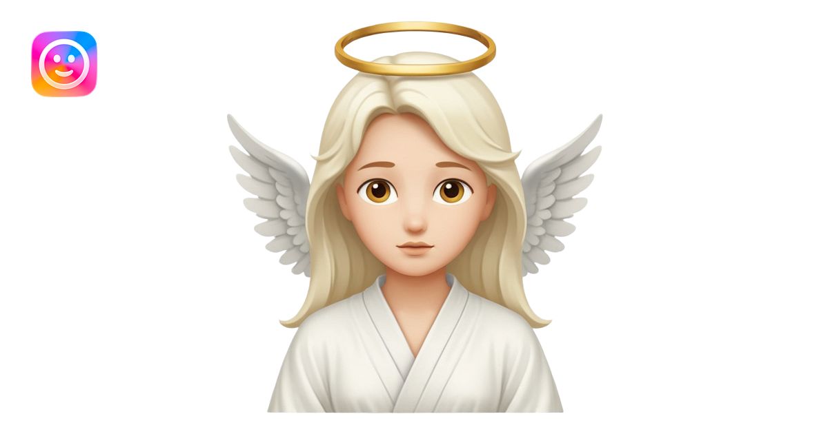 Angel emoji | AI Emoji Generator