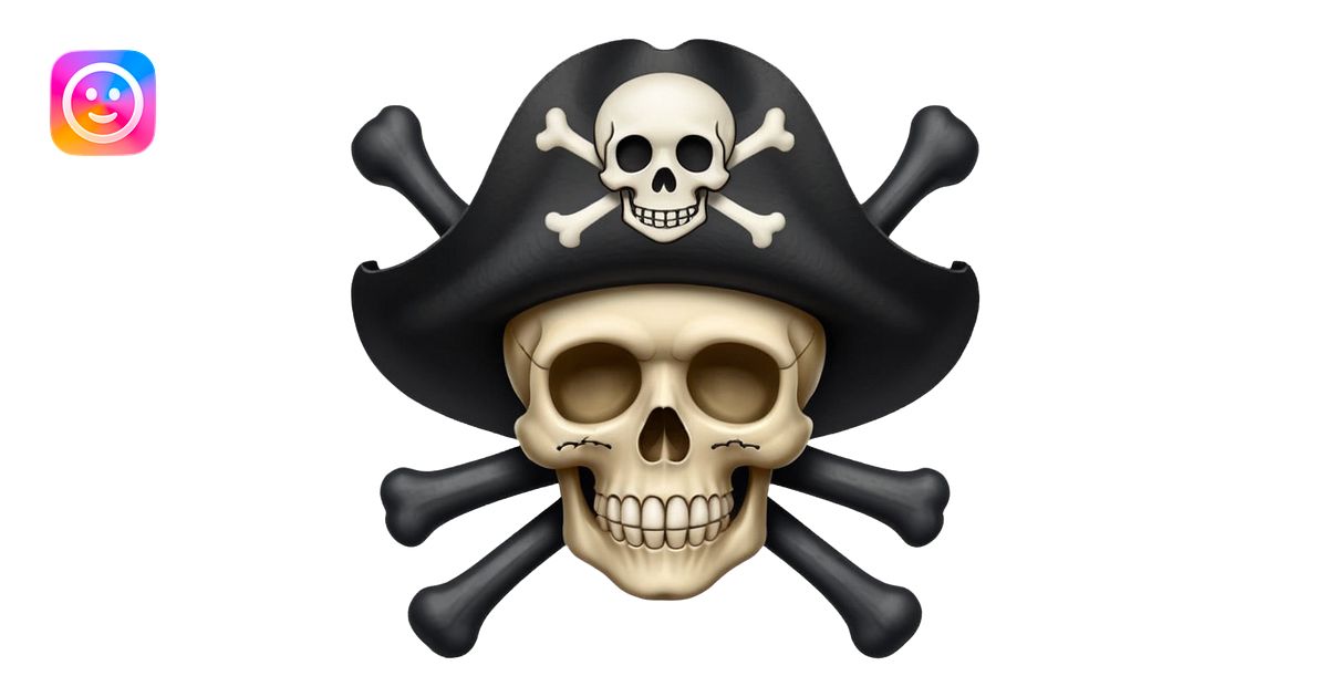 Can u create a emoji thats the straw hats flag of one piece emoji | AI ...