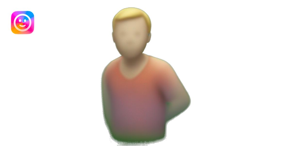 solitary figure in soft focus emoji | AI Emoji Generator
