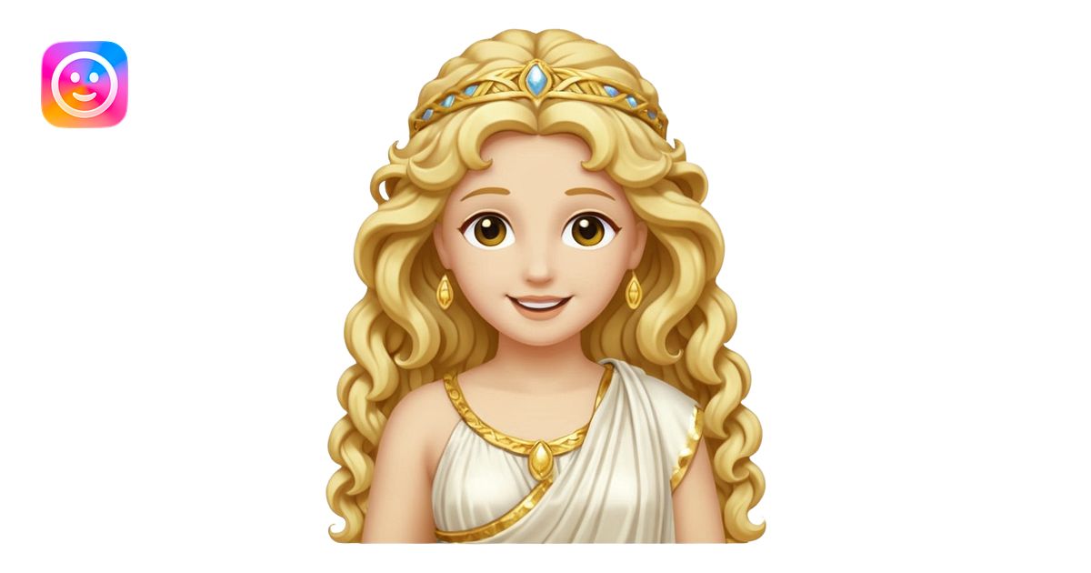 Psyche, Goddess of Soul from Roman Deities with long golden blonde wavy ...