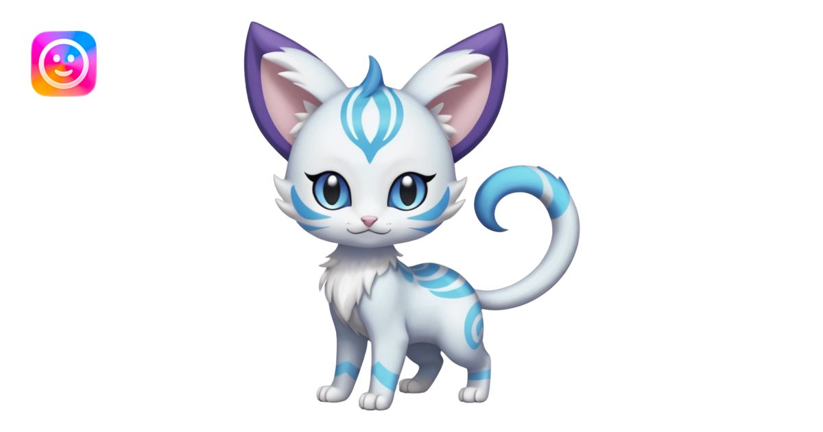 Smooth Soft Dark Pastel Meloetta-Purrloin-Gatomon-Trico-Pokémon-Digimon ...