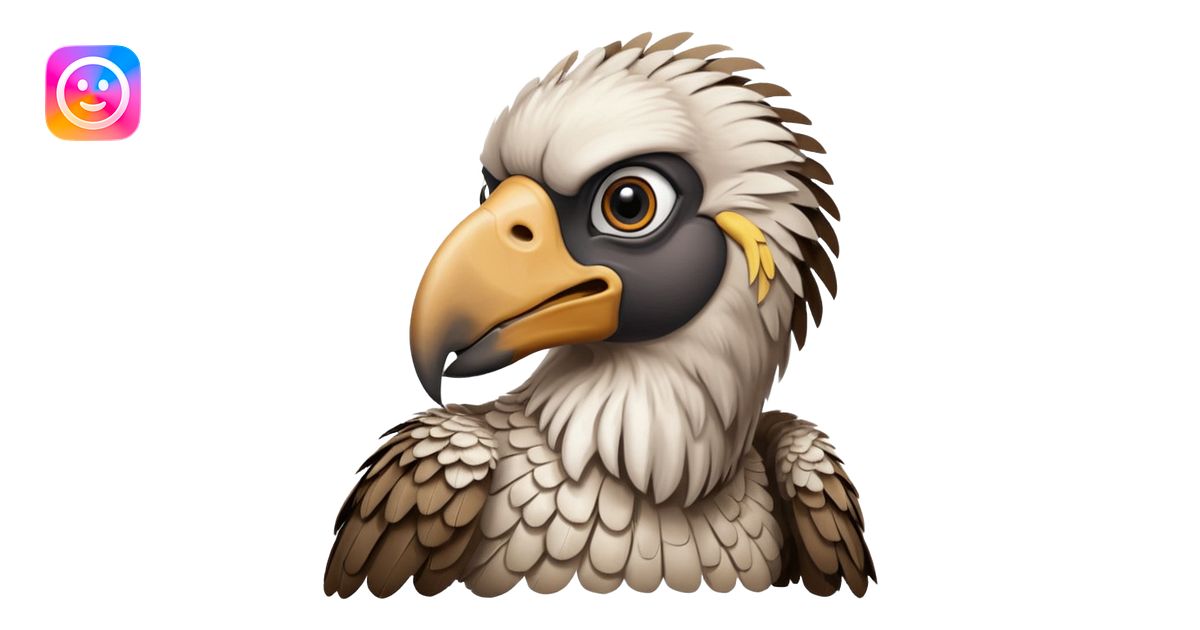 Cape vulture emoji | AI Emoji Generator