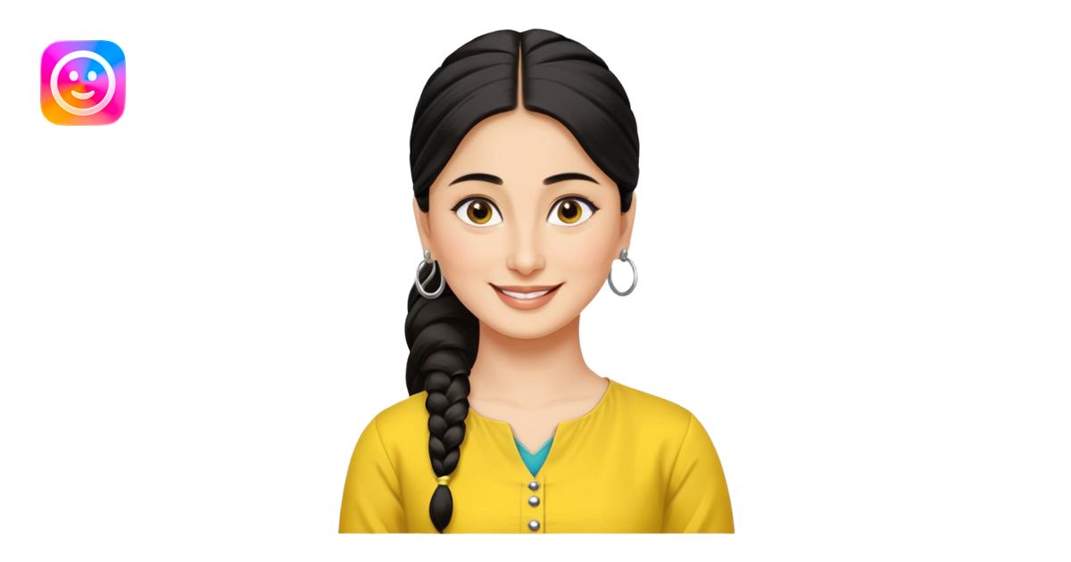 generate a pretty bratz emoji that looks like Kareena Kapoor's Geet ...