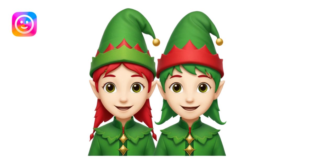 create a realistic Christmas elves emoji | AI Emoji Generator