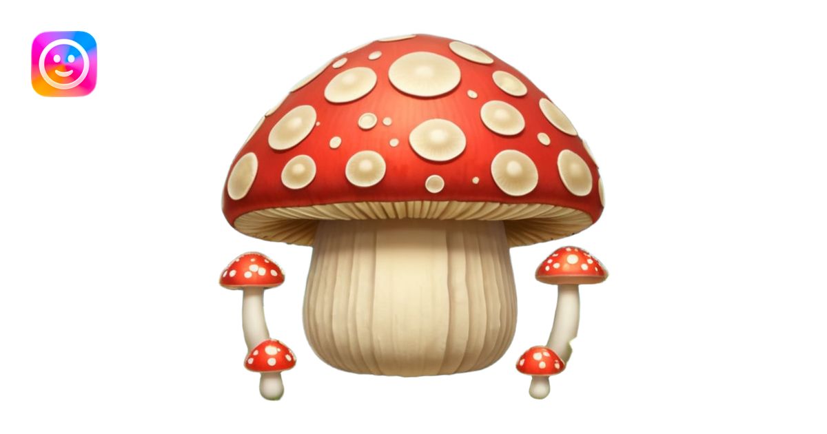 mushroom shell shield object icon, fantasy shield made from a thick ...