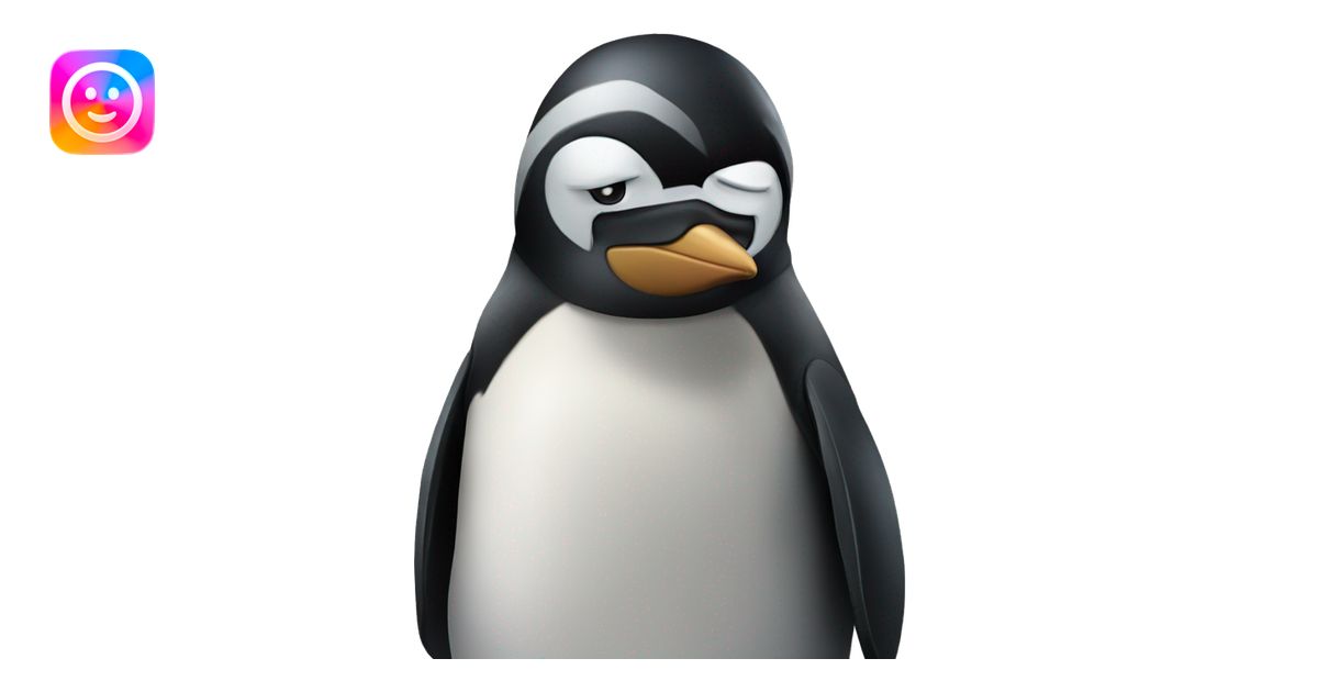 hacker penguin emoji | AI Emoji Generator