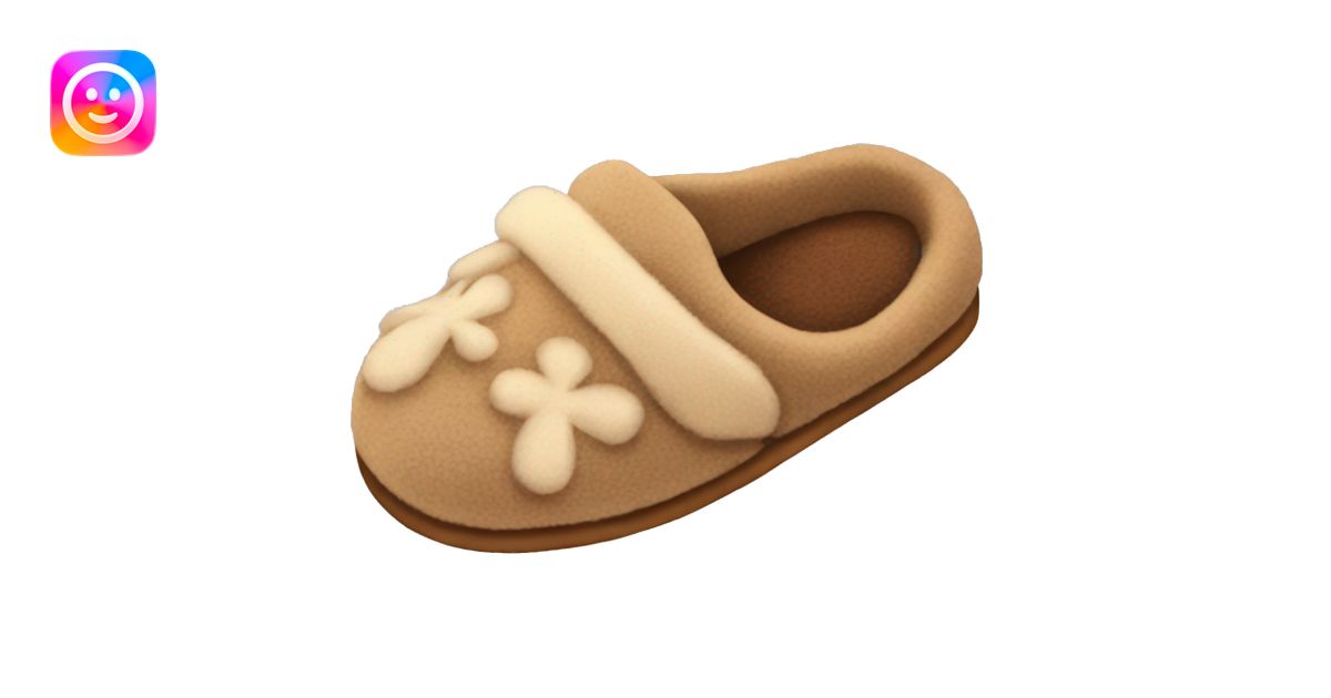 Cozy slippers emoji | AI Emoji Generator