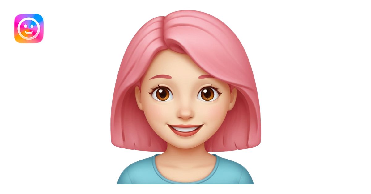 Girl flashing emoji | AI Emoji Generator