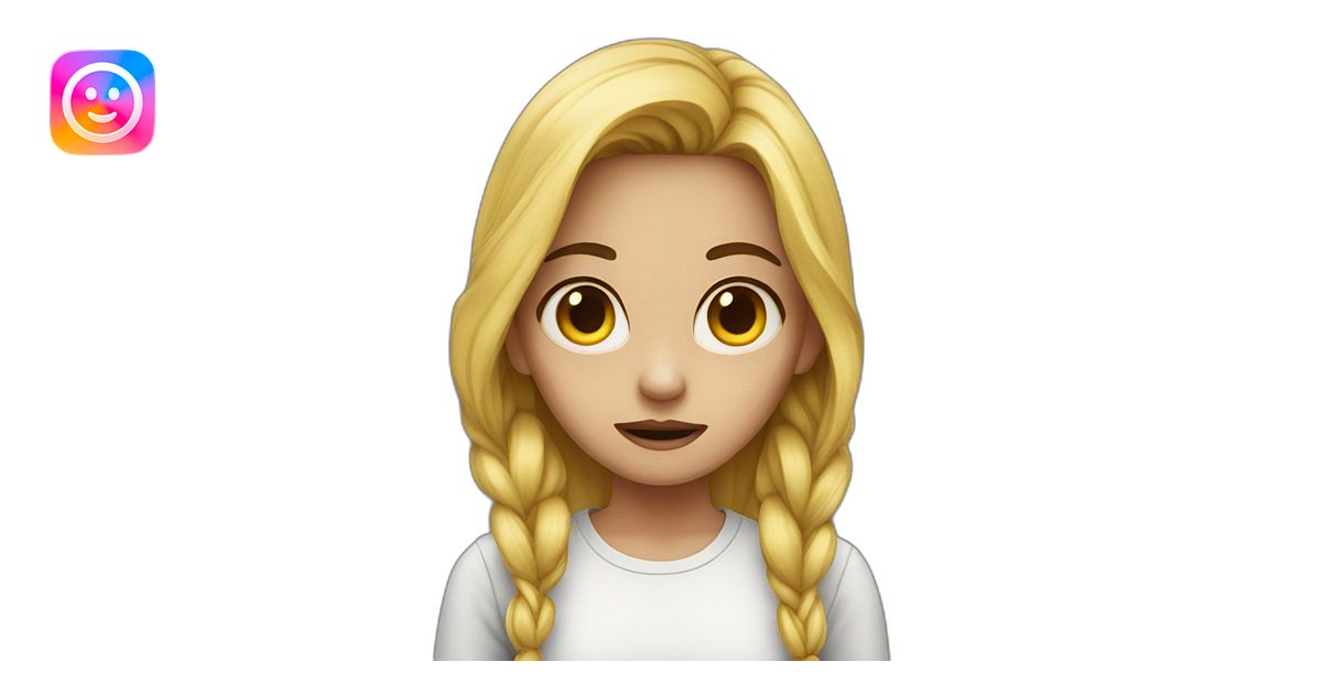 Girl scary emoji | AI Emoji Generator