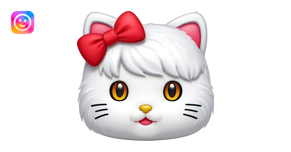 Hello kitty emoji | AI Emoji Generator