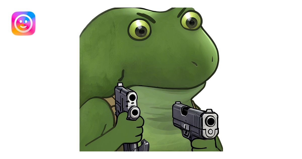 pointing a gun meme | AI Emoji Generator