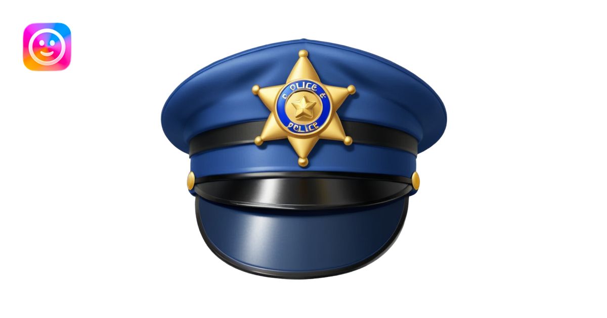 Police hat emoji | AI Emoji Generator