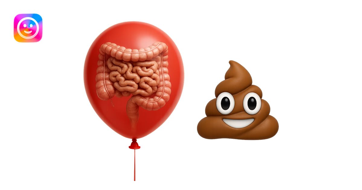 intestino umano anatomico chiuso in un palloncino rosso che simboleggia ...