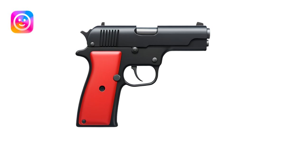 a red square with ur pist in the middle of the square emoji | AI Emoji ...