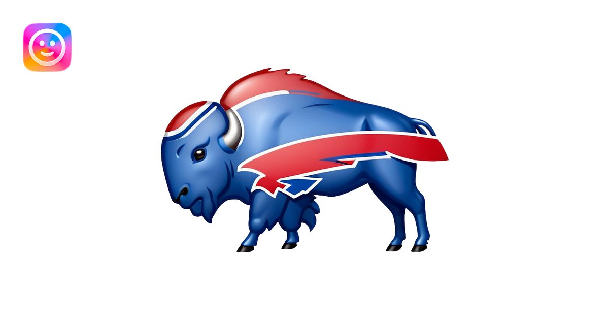 Buffalo Bills Logo Playoffs 2026 emoji | AI Emoji Generator