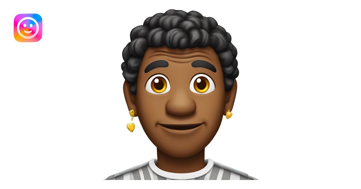 Comedian Vadivelu with head full of hearts emoji | AI Emoji Generator
