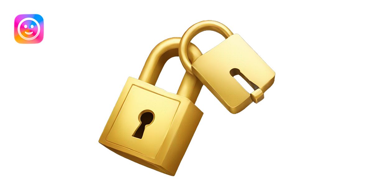 golden lock and key emoji | AI Emoji Generator