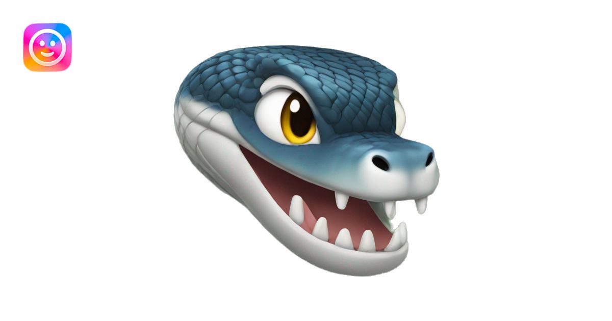 Feliz Cobra emoji | AI Emoji Generator