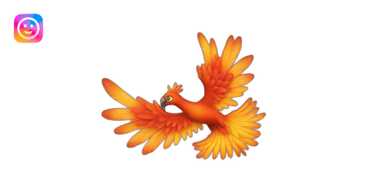 Phoenix emoji | AI Emoji Generator