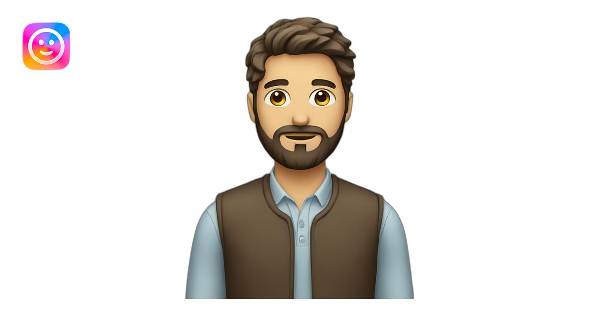 programmer with beard emoji | AI Emoji Generator