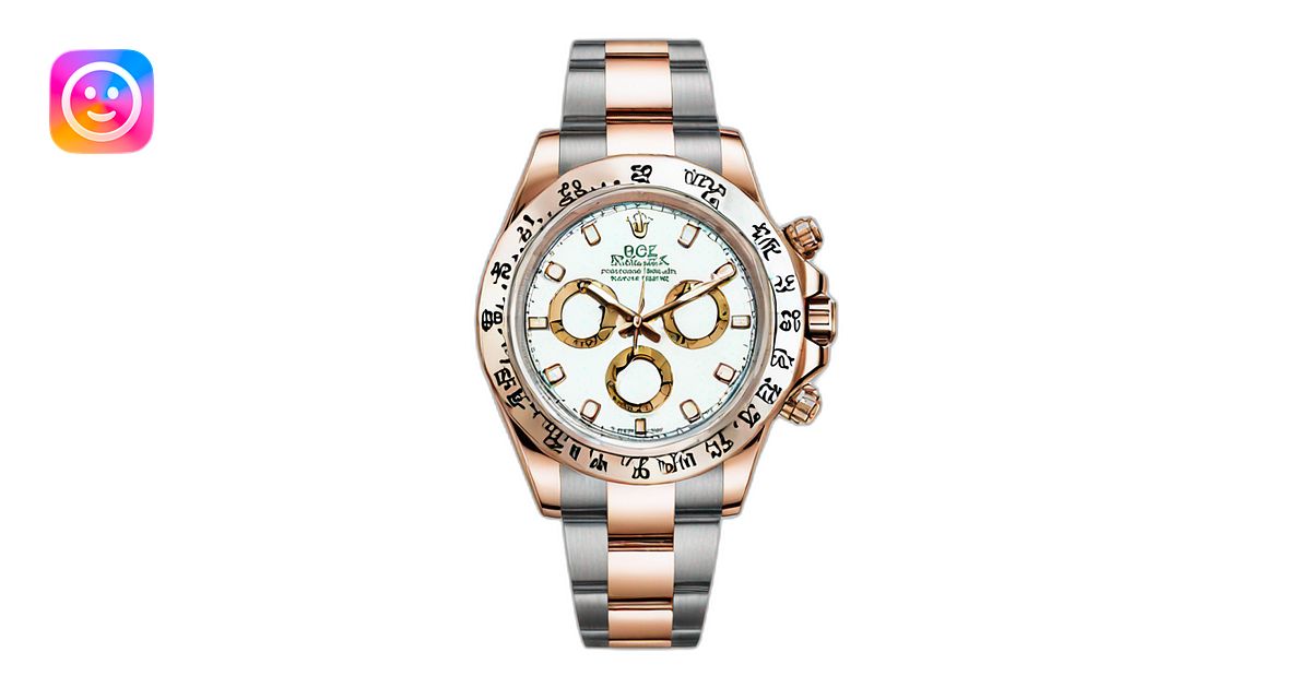 rolex with arab letter emoji | AI Emoji Generator