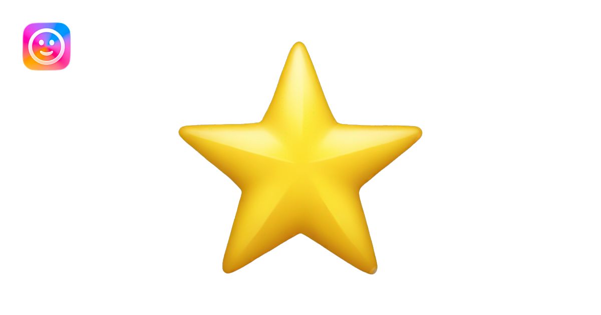 yellow star emoji emoji | AI Emoji Generator