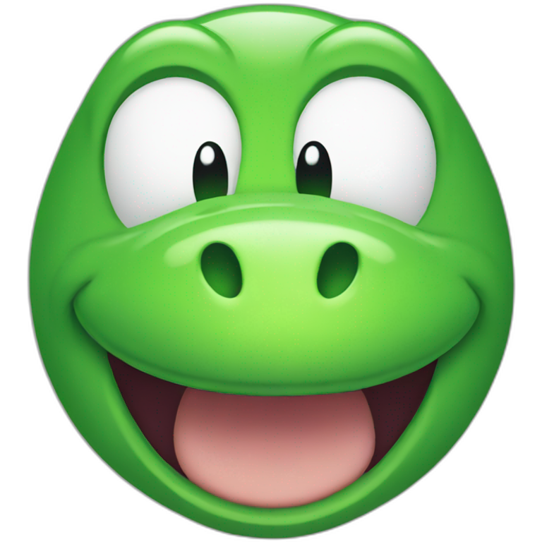 yoshi smiling face emoji | AI Emoji Generator
