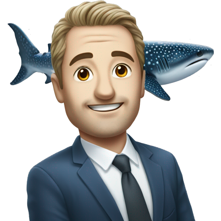 Realistic whale shark emoji | AI Emoji Generator