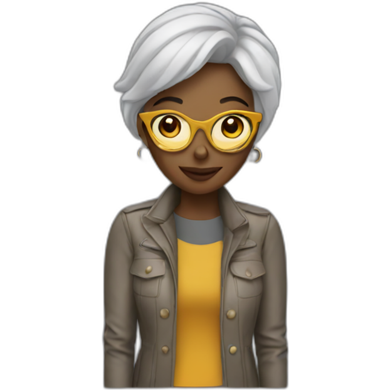 designer woman emoji | AI Emoji Generator
