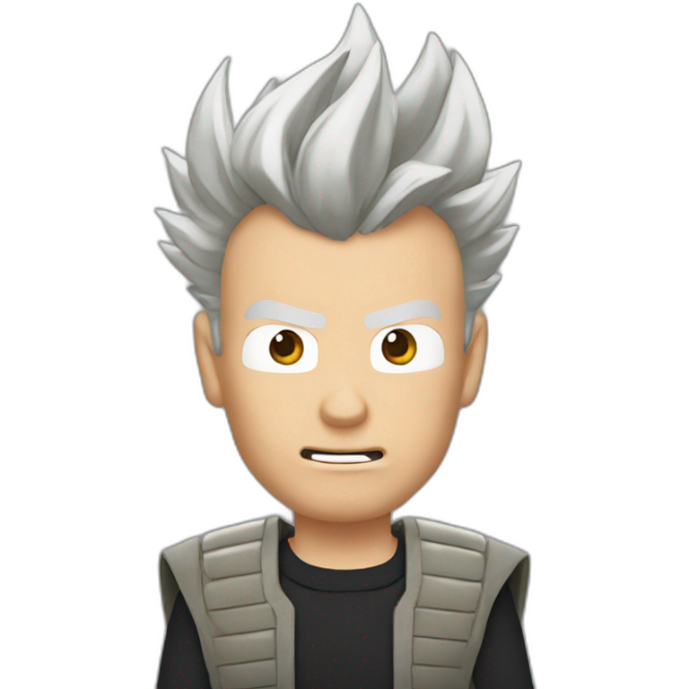 rick astley sing as super saiyan emoji | AI Emoji Generator