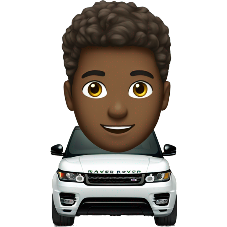 pretty brown skin boy driving range rover sport emoji | AI Emoji Generator