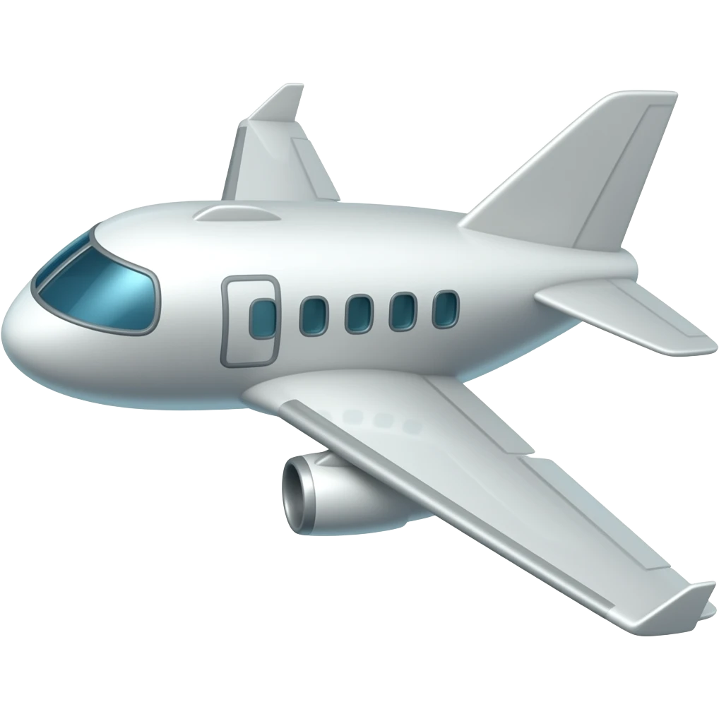 white airplane emoji | AI Emoji Generator