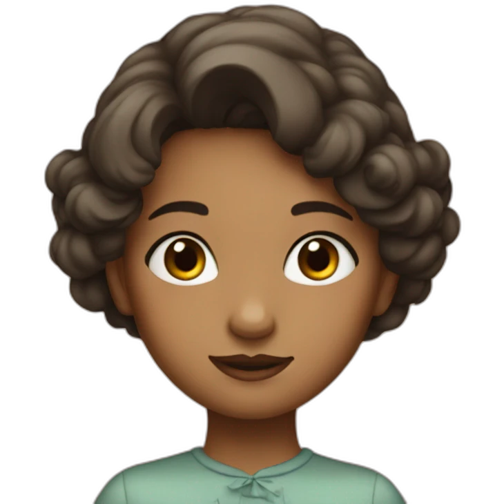 Nanno Girl from nowhere emoji | AI Emoji Generator