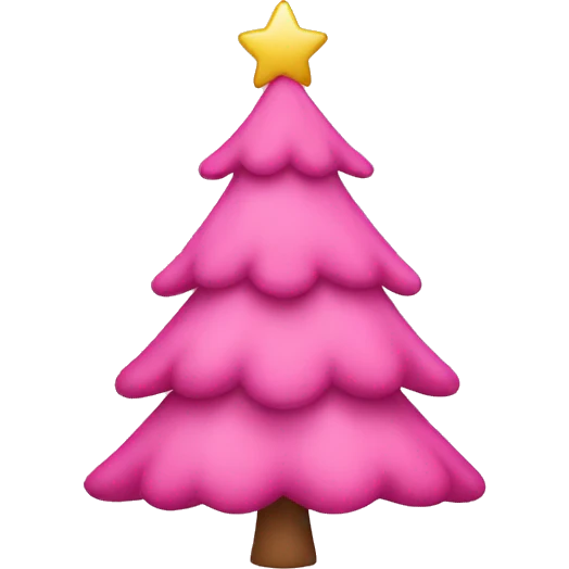 pink christmas tree emoji | AI Emoji Generator