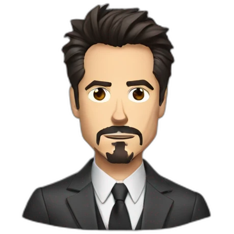 Tony Stark emoji | AI Emoji Generator