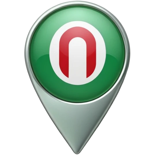 location pin Italy milan green emoji | AI Emoji Generator
