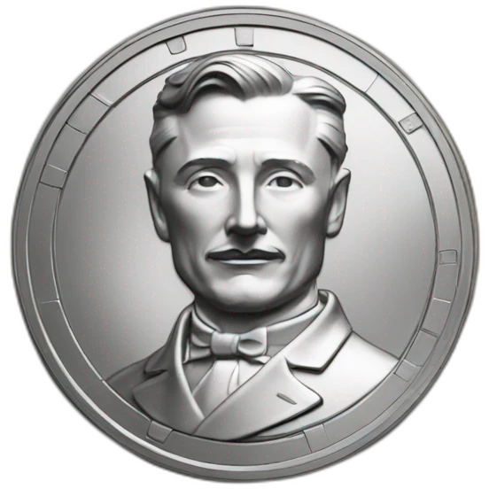 Tesla-coin emoji | AI Emoji Generator