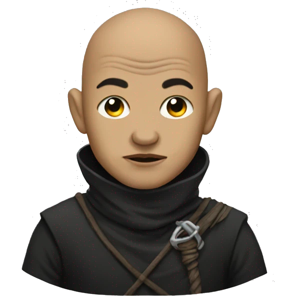 punk monk emoji | AI Emoji Generator