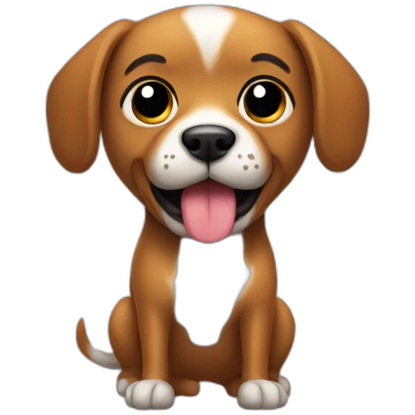 dog pooping emoji | AI Emoji Generator